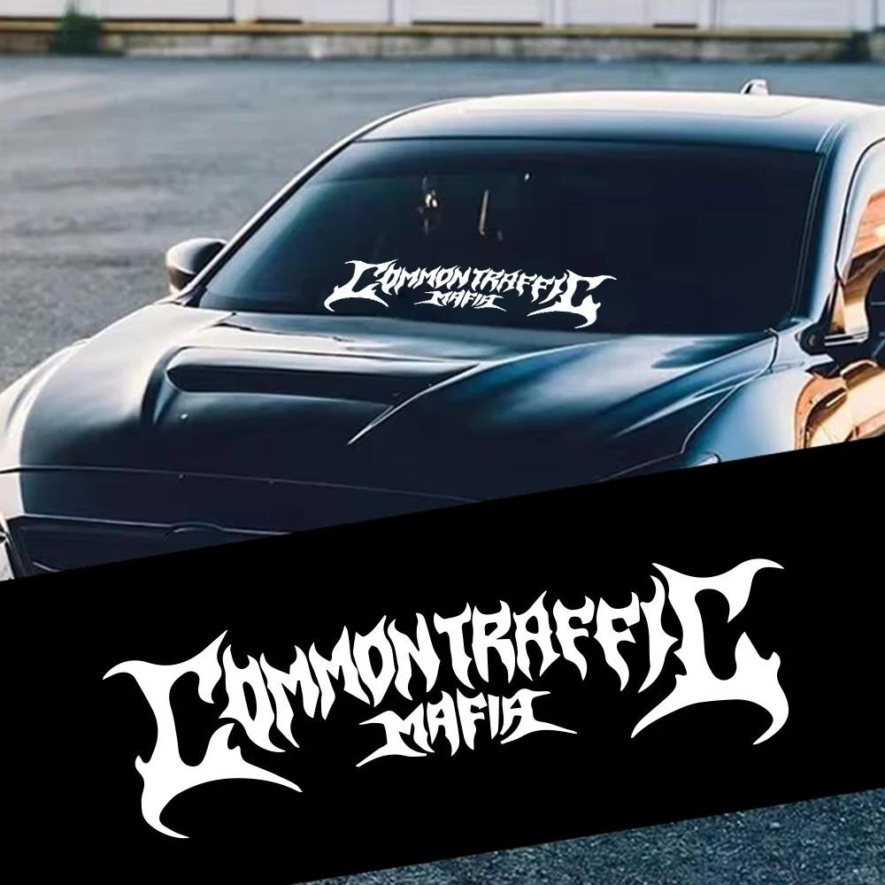 Car Windshield Banner Graphics Rear Window Common Traffic Mafia Racing Stripes Vinyl Decals ...