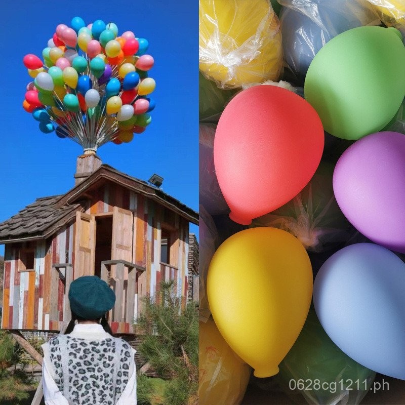 Cottage PE Glowing Balloon on the Ground Acrylic Fiberglass Display ...