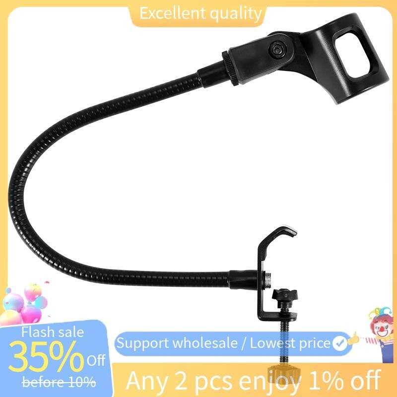 Microphone Stand Flexible Gooseneck Desk Clamp Holder Microphone Arm ...