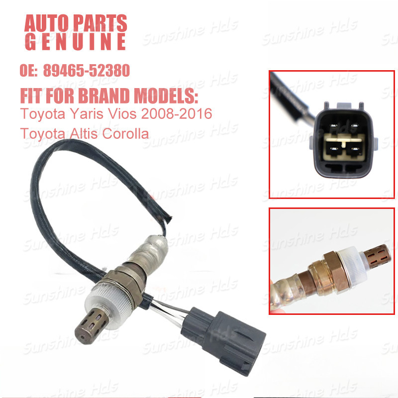 Front 4 Wire Oxygen Sensor 89465-52380 for Toyota Yaris Vios 2008-2016 ...