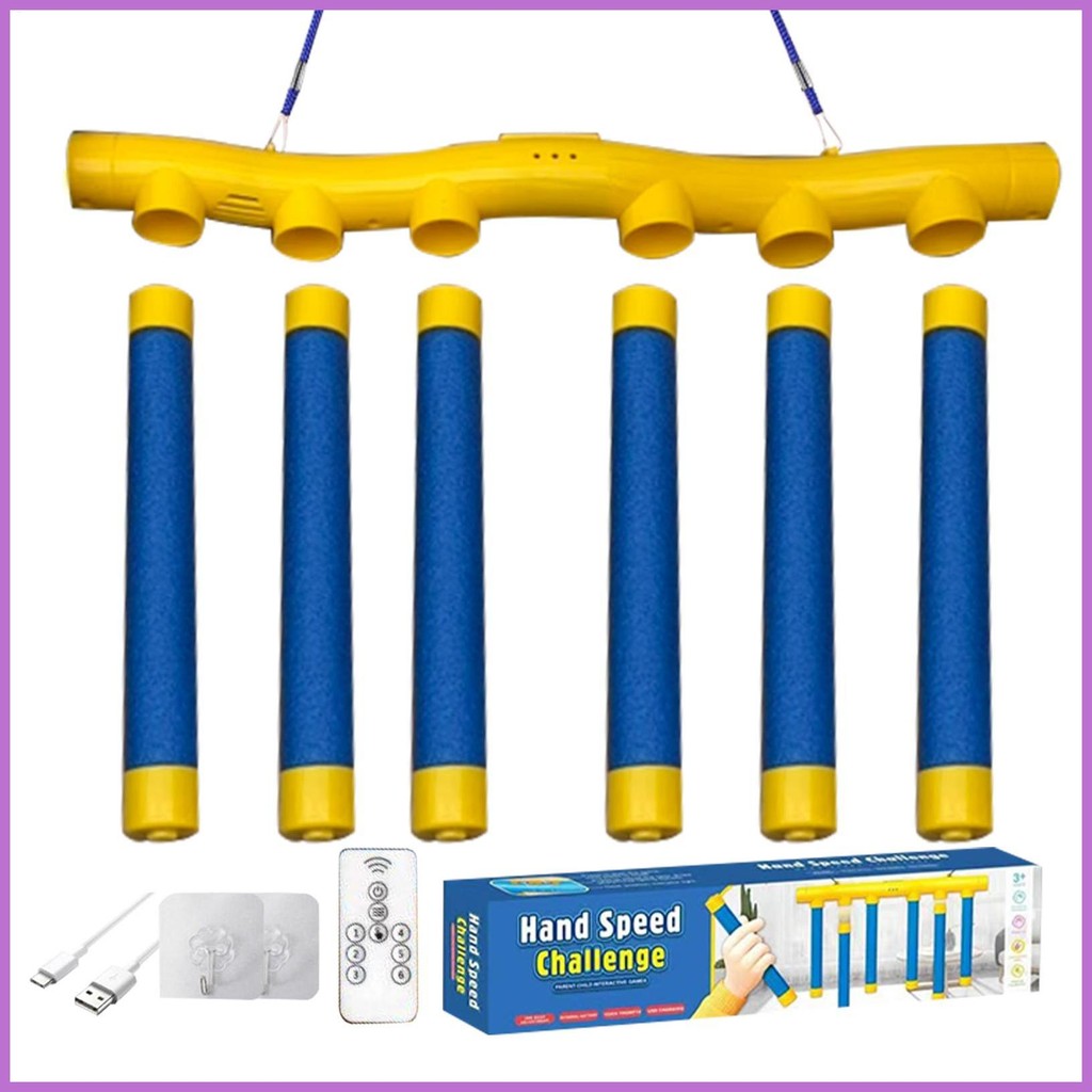 Reflex Challenge Game Stick Drop Game Hand Speed Challenge Kids Adults Educational Activity ...