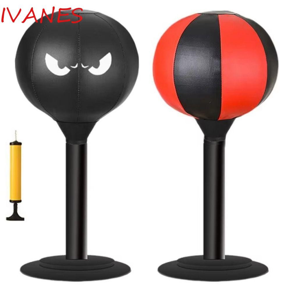 IVANES Desktop Punching Bag, With Suction Cup Inflatable Boxing ...