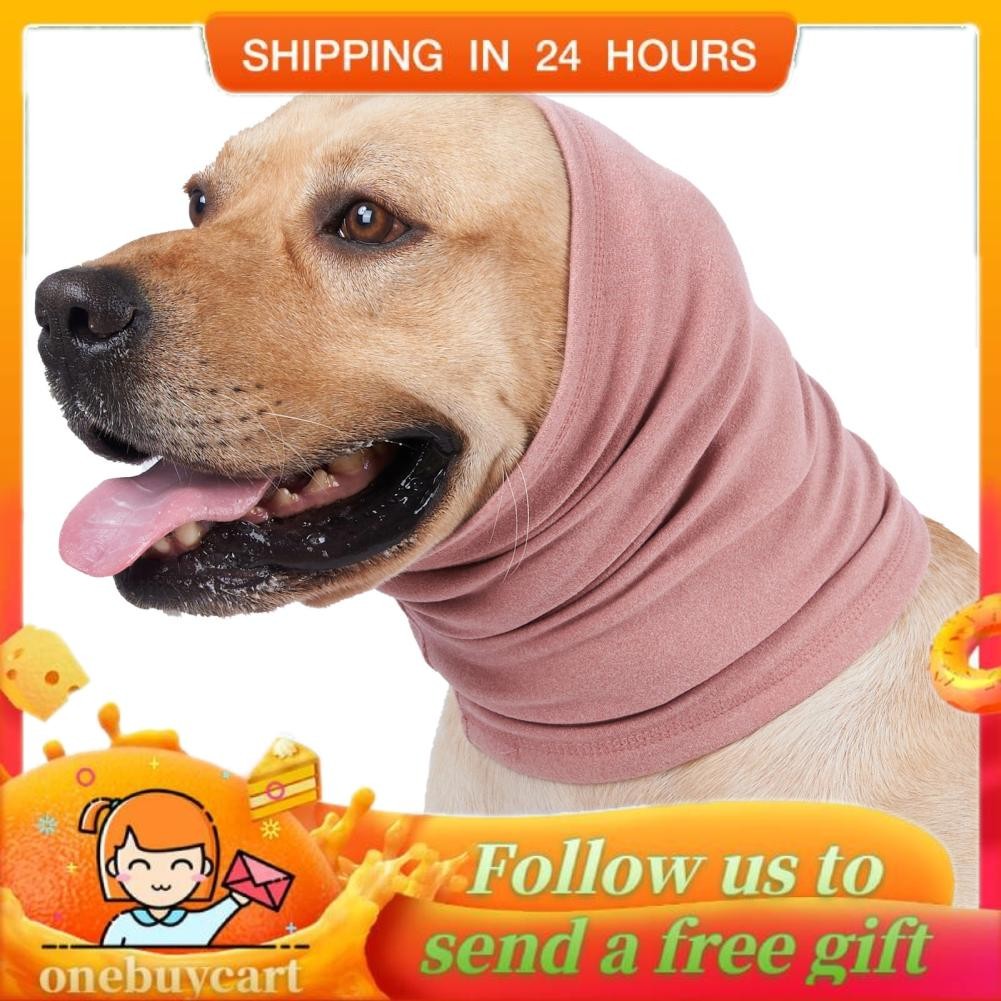 onebuycart-ph Dog Neck Wrap Soft Snood Calms Thunderous Noise to ...