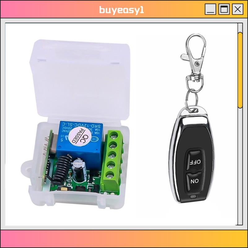 DC 12V Single Channel Relay Module Universal Wireless Switch Relay ...