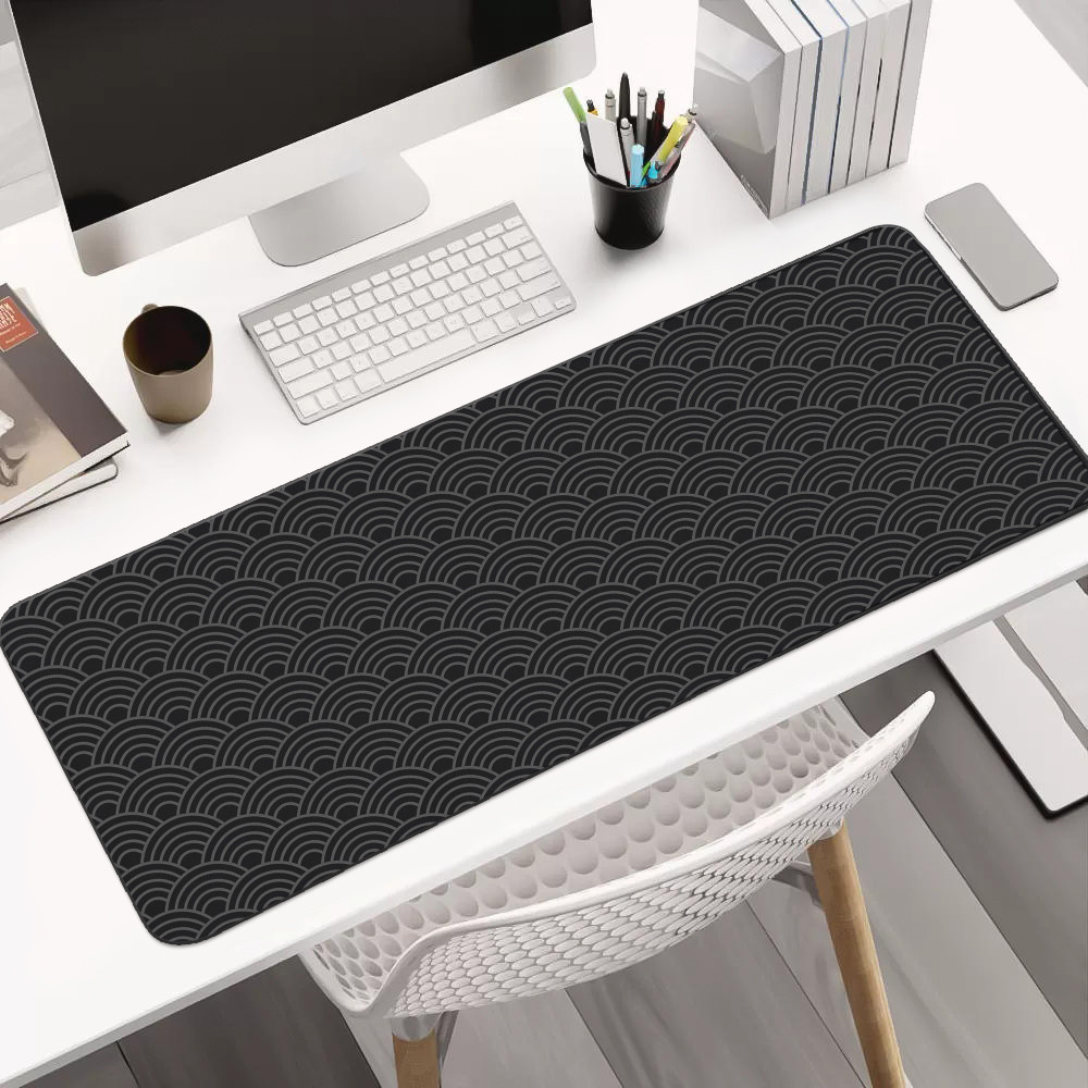 3mm Thicken Mousepads | Smooth Japanese Wave Desk Mat | Extended Large ...