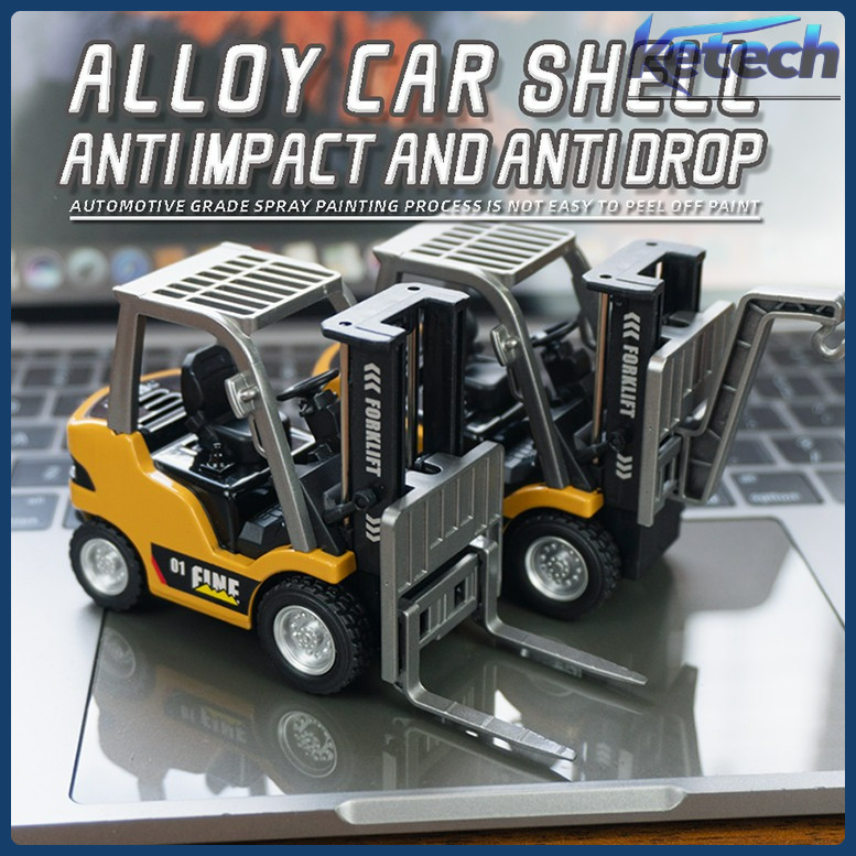 1:64 Scale Alloy Remote Control Forklift - Detailed Die-Cast ...