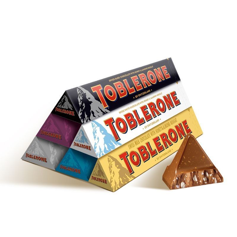 Switzerland Imported Toblerone Triangle Chocolate Milk Black White ...