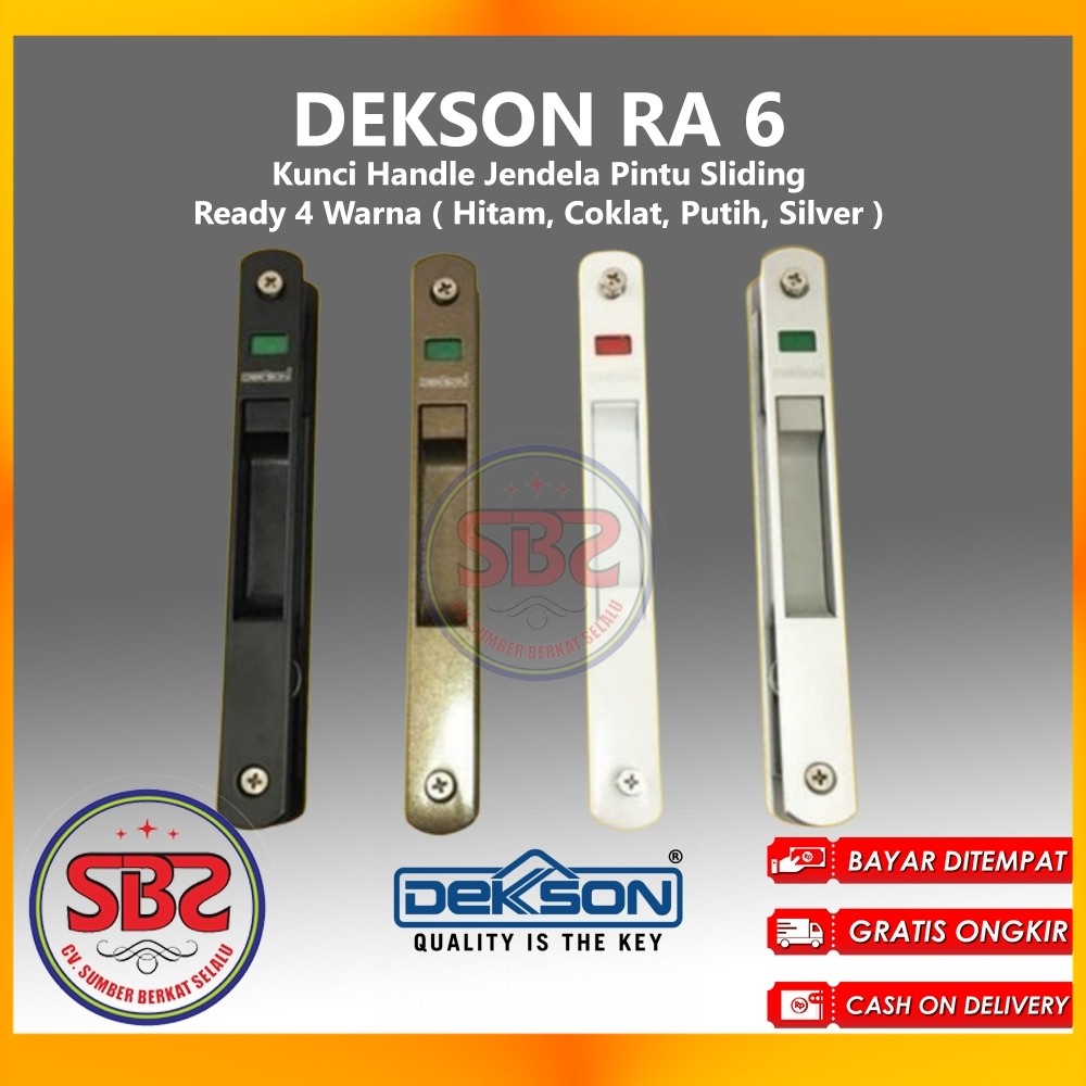 Dekson Dekkson RA 6 Oval Embedded Sliding Door Lock/ DKS RA6 Lock ...