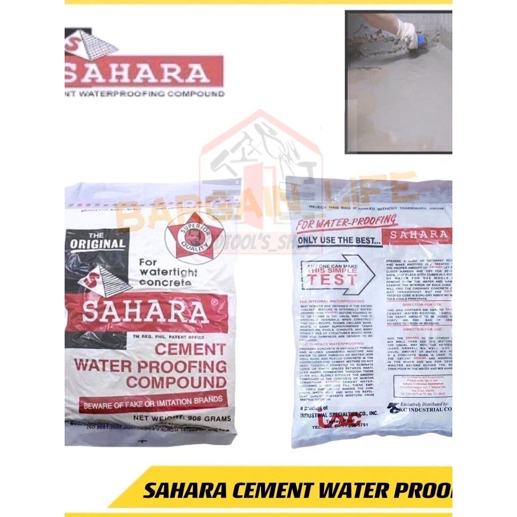 SAHARA 908grams Cement water Proofing Compound | Shopee Philippines
