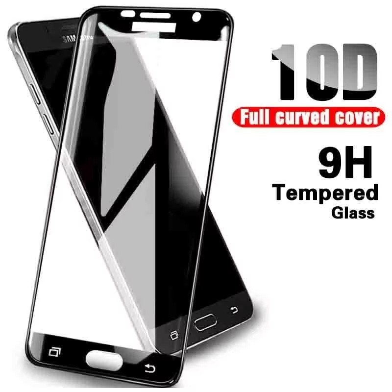 Full Screen Cover Tempered Glass Protective For Samsung J4 J6 J8 J7 J2 ...
