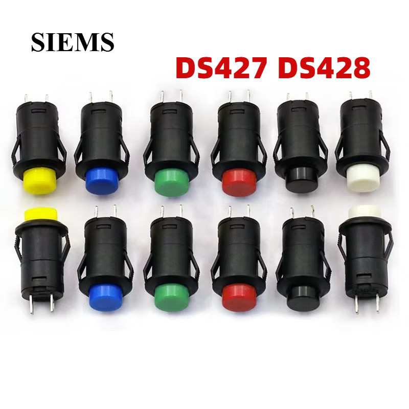 DS427 DS428 12mm Snap on type Round Push Button Switch 3A /125VAC ...