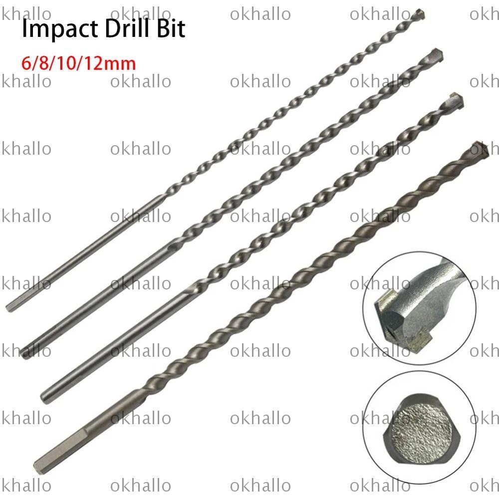 OKHALLO 1Pcs Impact Drill Bit, 300/350mm Penetrating The Wall Tungsten ...