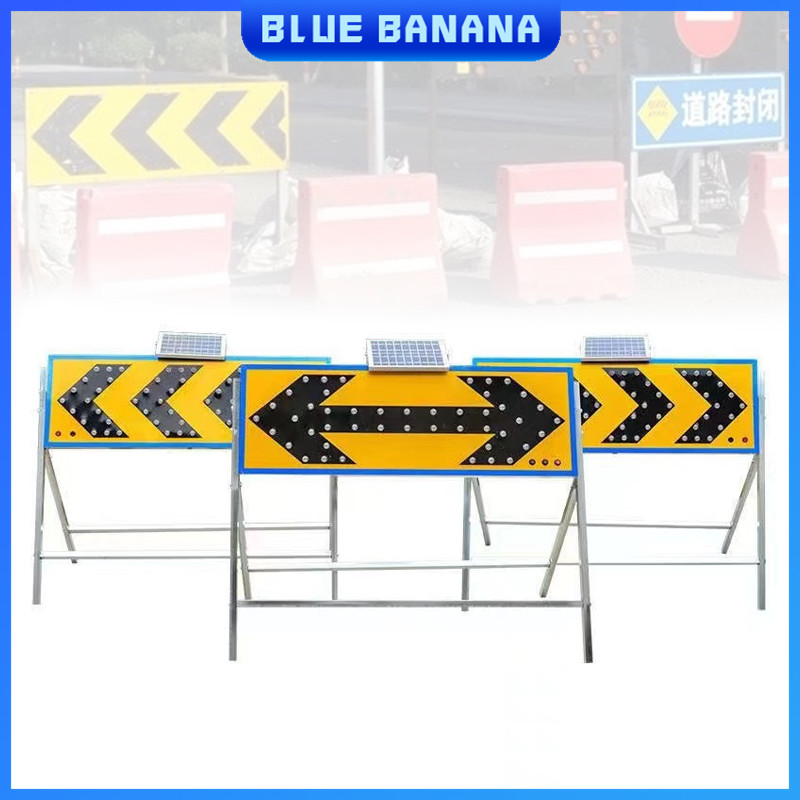 120cm Solar Traffic Guide Arrow Light Night Road Construction LED ...