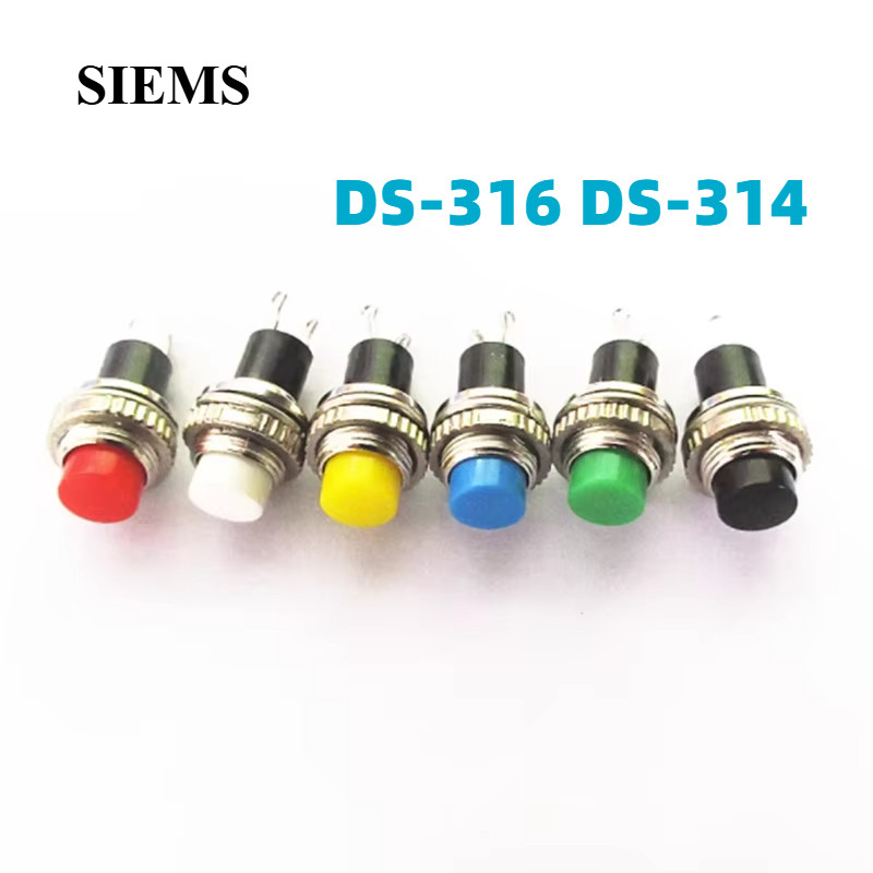 DS-316 DS-314 Push Button Switch 10MM small button switch Momentary Lock-free Self-reset Switch ...