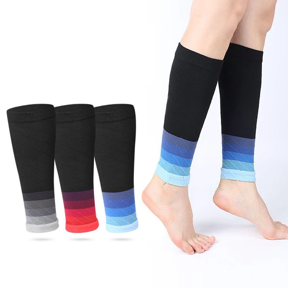 1Pair Calf Compression Sleeves Running Leg Sleeve 20-30Mmhg Socks For ...