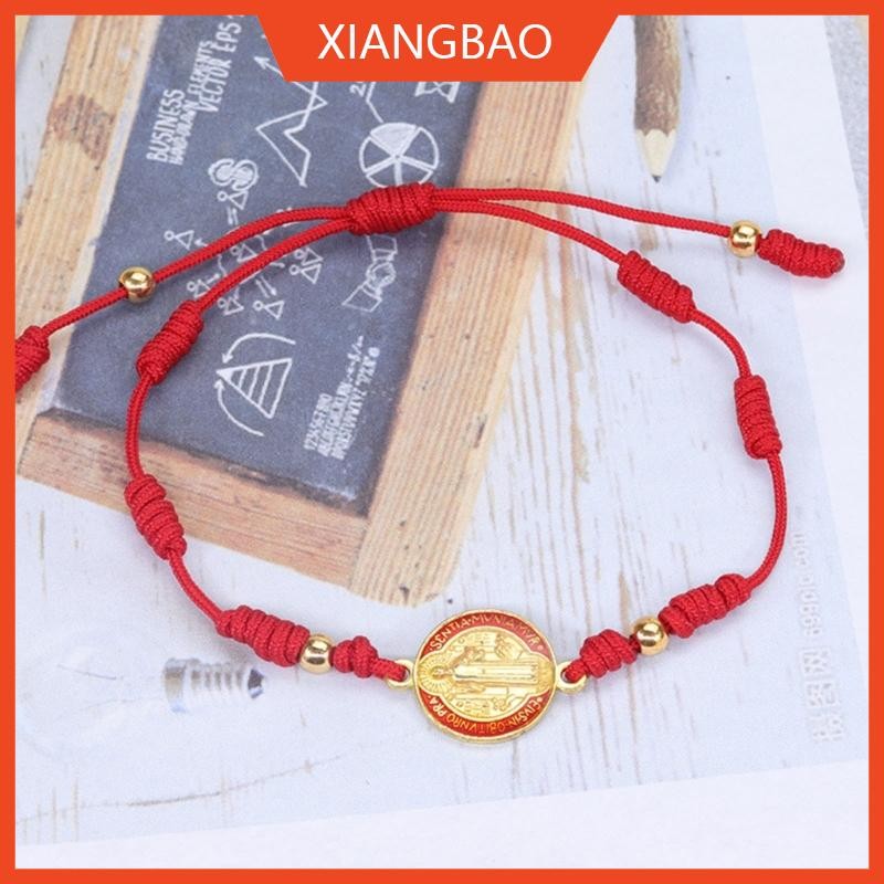 xiangbao Mary Handrope Mary san Benito Rosary Bracelet for Ladies Men ...