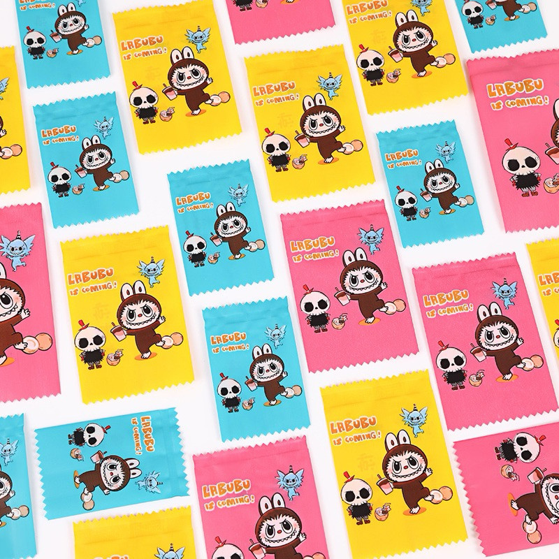 100pcs/set mini labubu cute blind bag red blue suitable for decorating ...