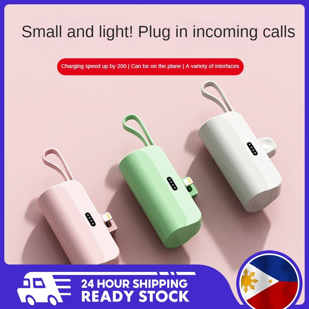 Mini Emergency Wireless Capsule Power Bank For 3000/5000/10000mAh With ...