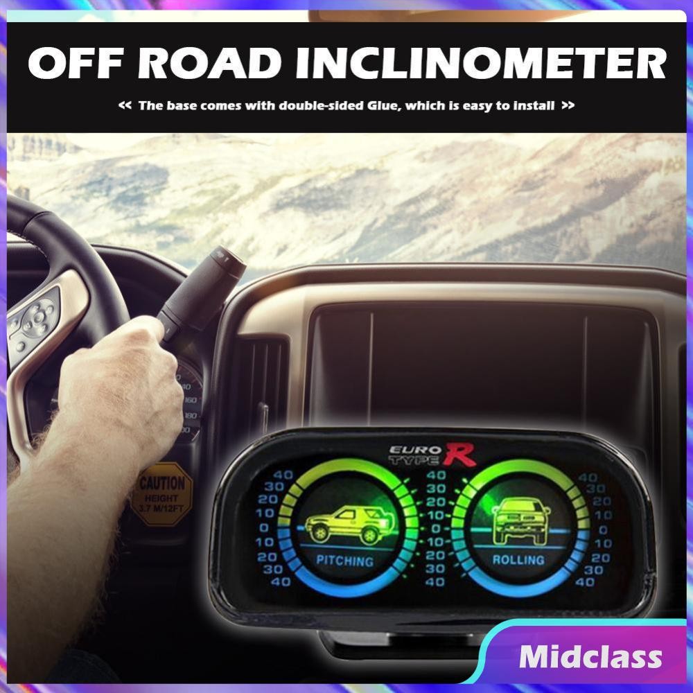 Inclinometer Clinometer with Green Backlight Compass Balance Level ...