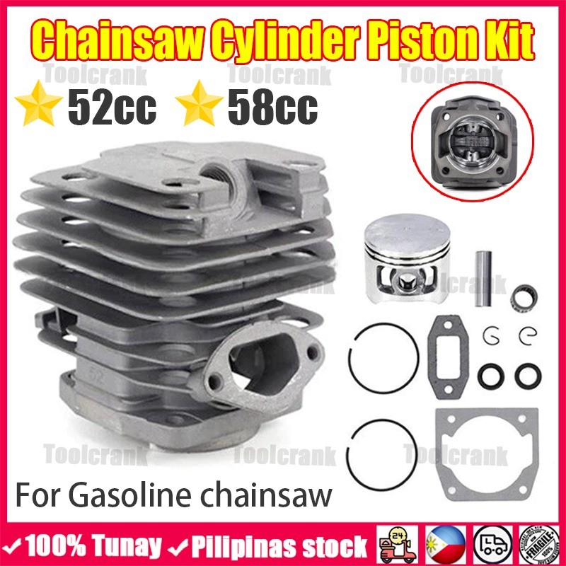 52cc 58cc Diameter Chainsaw Cylinder Assembly and Piston Set for ...