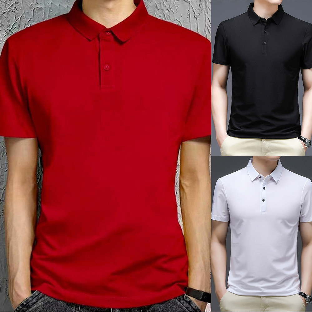 2026 Basic Style Korean drifit Polo shirt for Men for woman Unisex Top ...