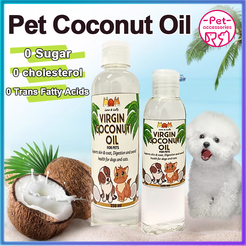 100ML/250ML VCO Virgin Coconut Oil For Dog Pet Cat Virgin Coconut Oil ...