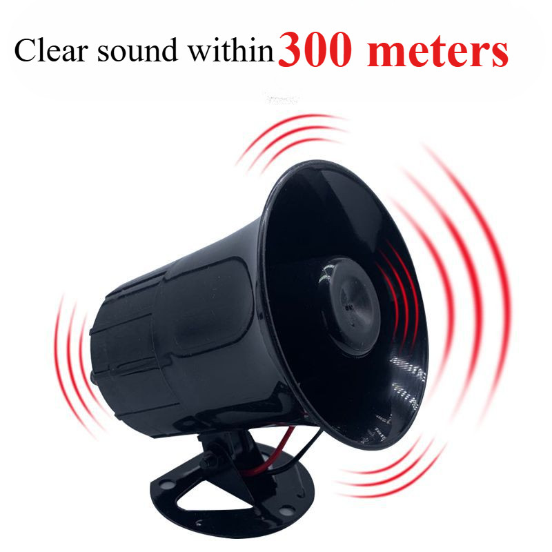 Sound Loud Car Horn Motorcycle Warning Alarm Cautionary Siren Horn ...