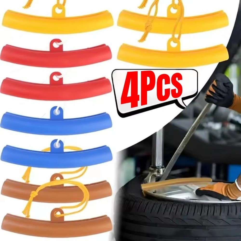 Wheel Steel Ring Protective Sleeve Wheel Rim Edge Protectors Wheel ...