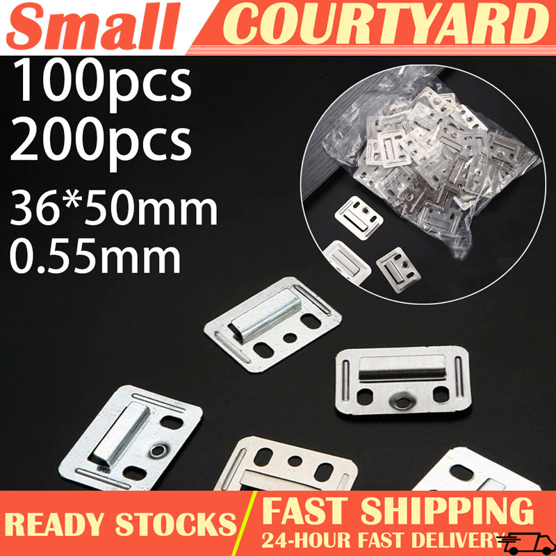 200pcs Wall Cladding Clip/Wpc Wall Fluted Panel Clip/fluted panel clip ...