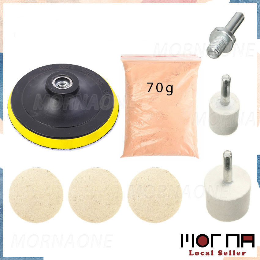 Auto Window Glass Windshield Polishing Kit Scratch Removal with 70g ...