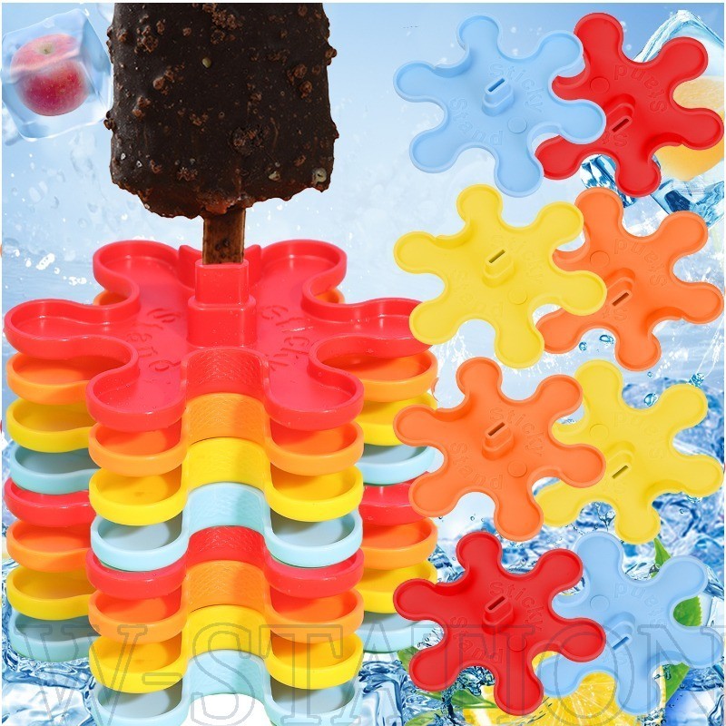 Plastic Ice Cream Holder - Reusable, Leak-Proof, Drip-Proof - Portable ...