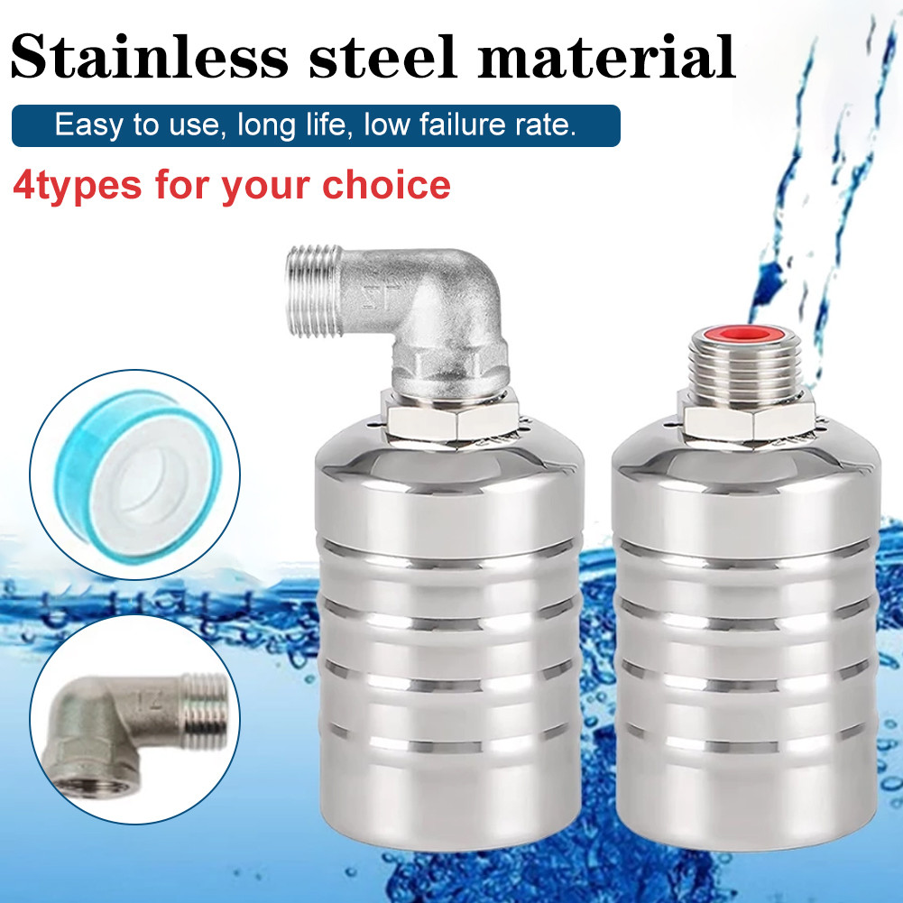 1/2" to 3/4" 1" 304 Stainless Steel Automatic Water Level Control Valve ...