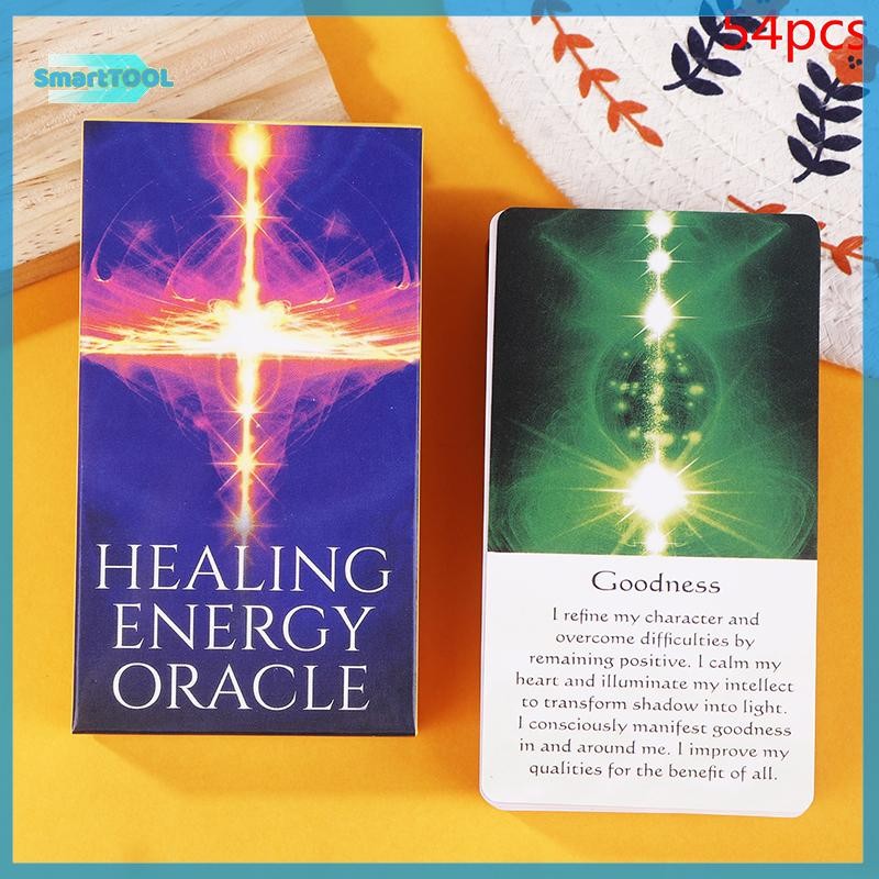 UTZN Healing Energy Oracle Cards 54pcs Cards English Version Tarot Deck ...