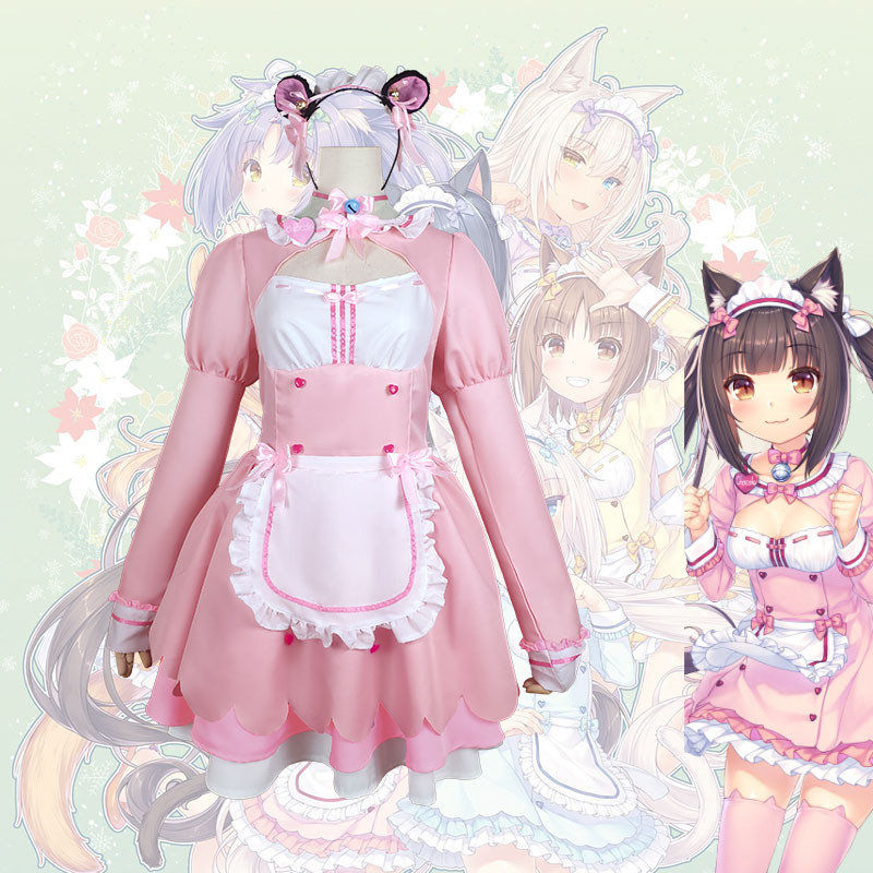 Cat Girl Paradise cos Costume Chocolate Vanilla Maid Costume cosplay ...