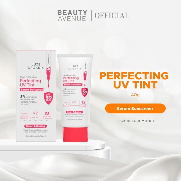 Luxe Organix High Protection Perfecting UV Tint Serum Sunscreen SPF 50 PA +++ 40g | Shopee ...