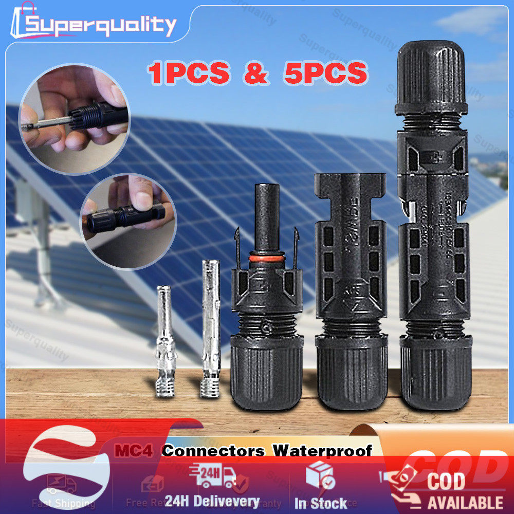 1Set MC4 Connectors Waterproof Male female Plug cable Terminals for ...