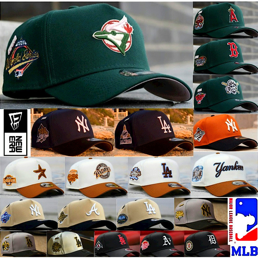 MLB Series Spire Adjustable Hat Embroidery Craftsmanship Men's and ...