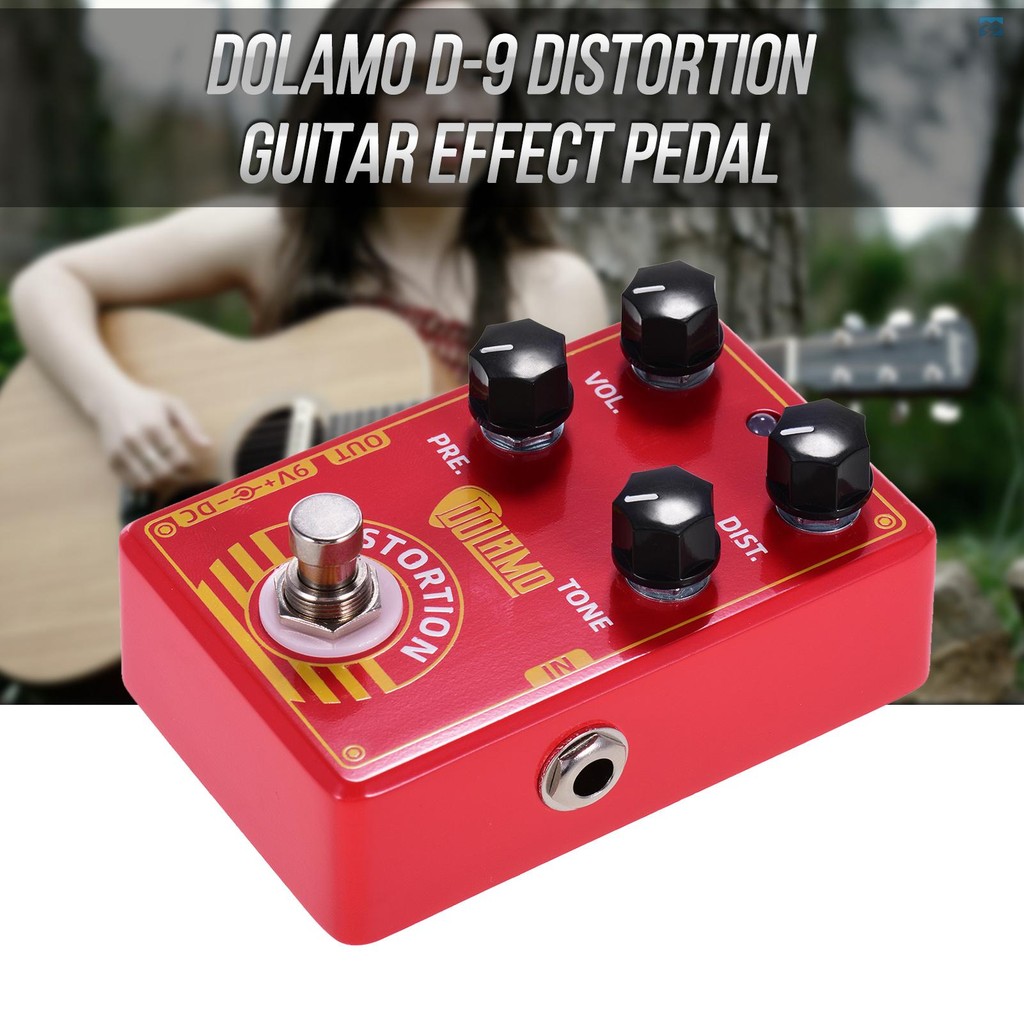 Dolamo D-9 Distortion Guitar Effect Pedal with Presence Distortion ...