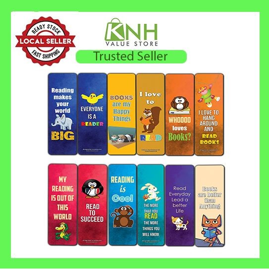 Animal Theme Reading Bookmarks (6-Pack) | Shopee Philippines