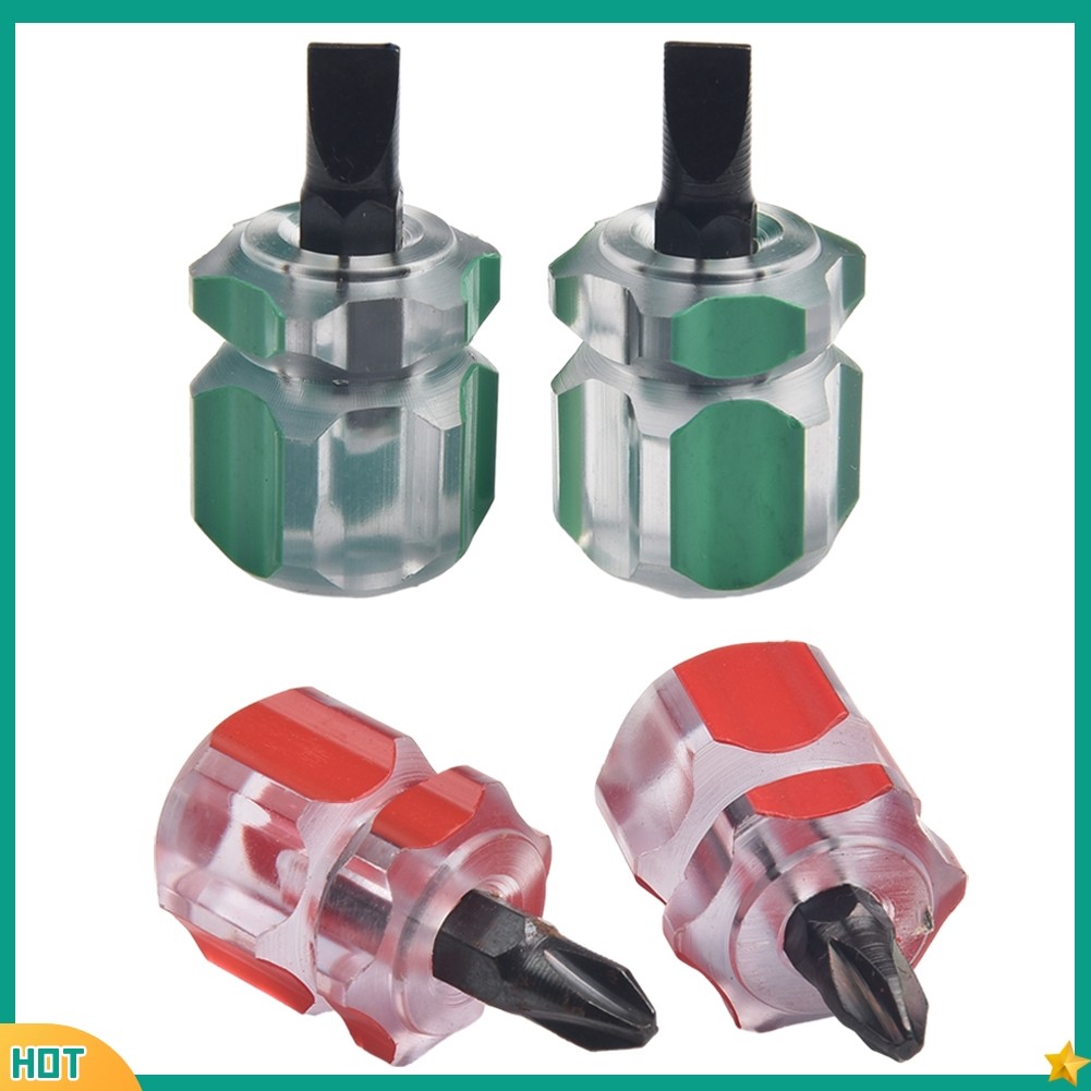 2pcs Small For Stubby Flat Head /Cross-Head Screw Driver Screwdriver ...
