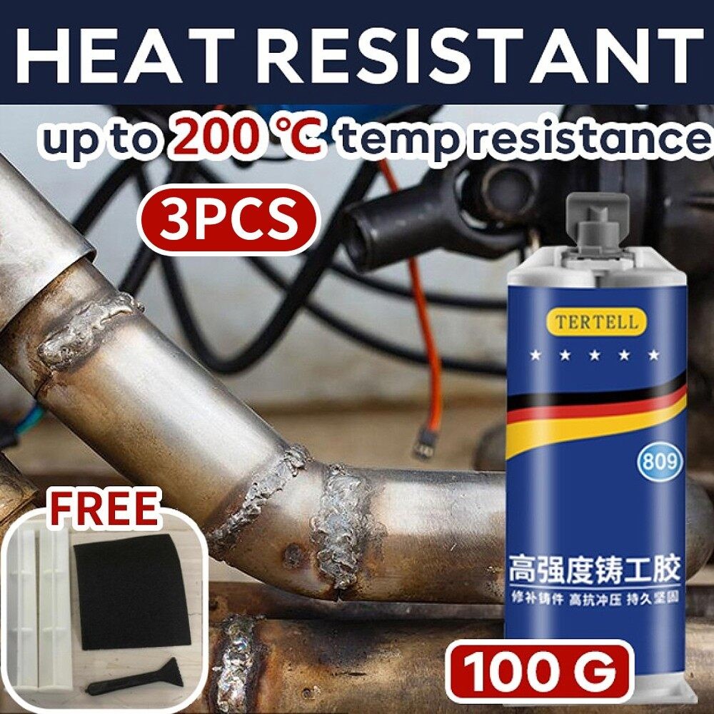 3Pcs Steel Metal Epoxy Glue Welding Glue Caster glue Adhesives for ...