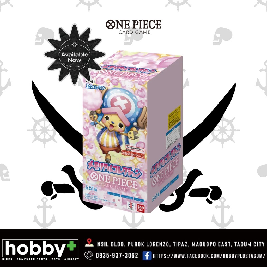 One Piece EB01 Extra Booster Memorial Collection Box of 24 packs ...
