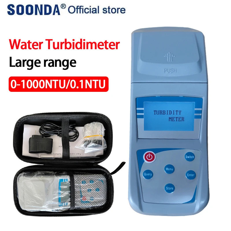 Large Range 0-1000NTU Turbidity Meter Tester for Sewage Treatment ...
