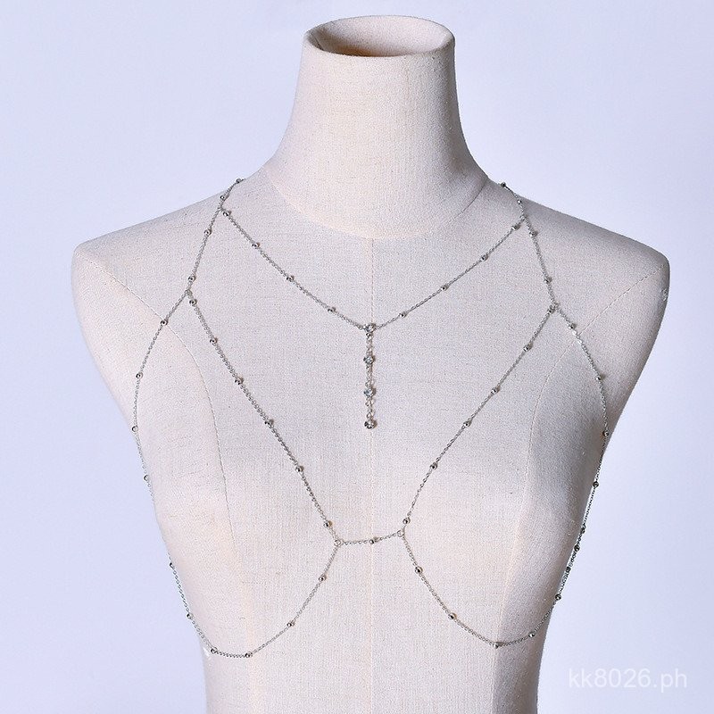 Alahas Ng Puso Sexy Exaggerated Beach Casual Bodysuit Chain Necklace ...