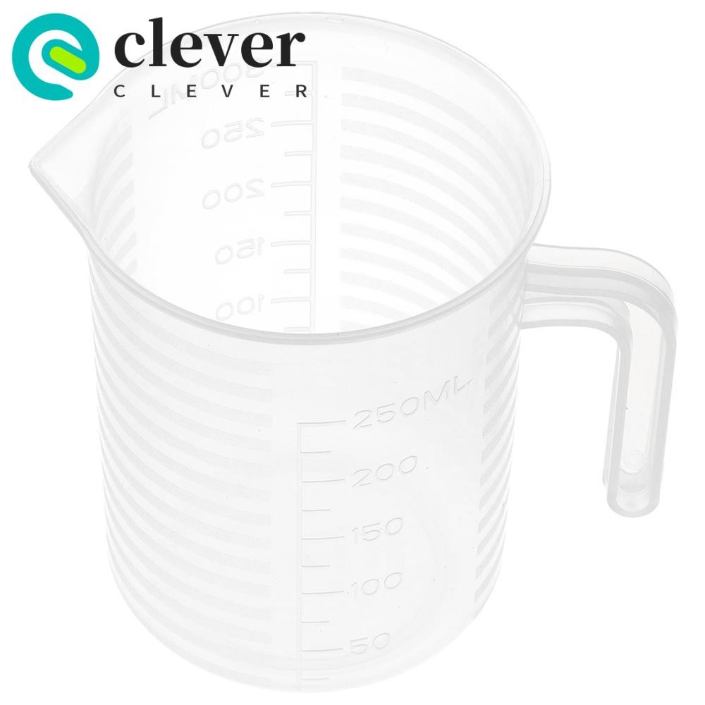 CLEVER Graduated Measuring Beaker, Transparent Liquid Measuring Mixing ...