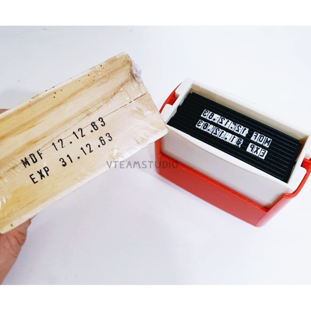HK Stamper Rubber Stamp Printer Production Day Expiry Date Set Of/DIY ...