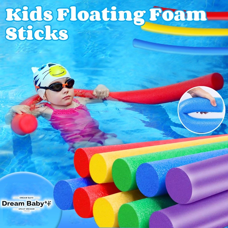 Kids Floating Foam Sticks Noodle Float Aid Swimming Pool Flexible ...