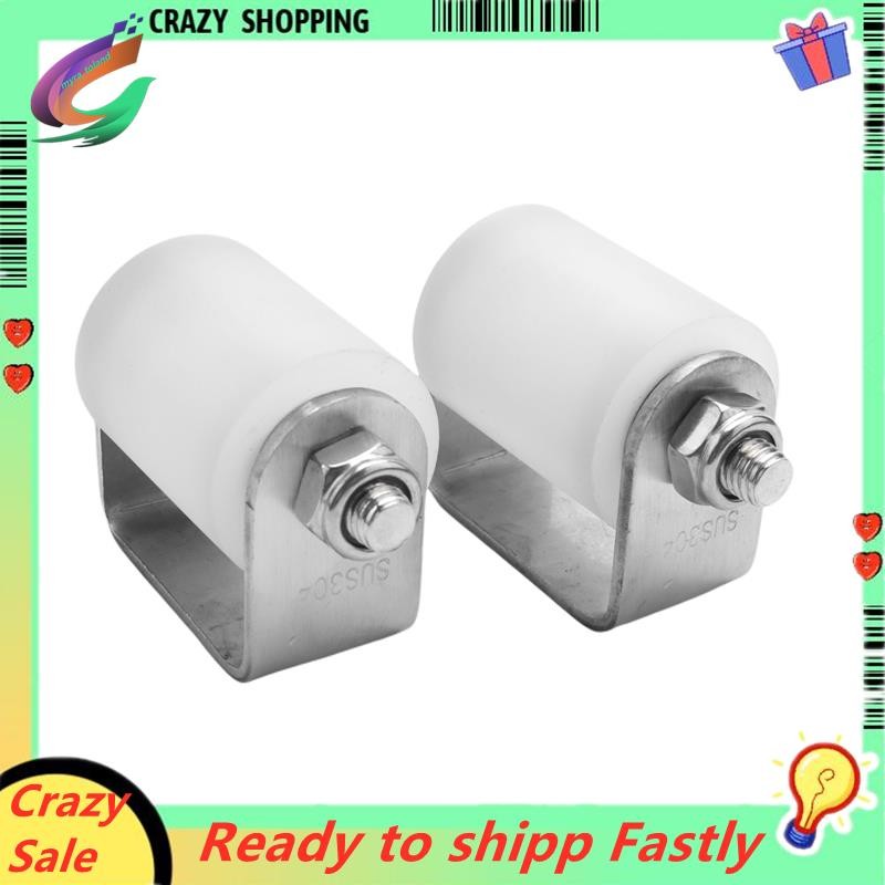 2Pcs Slide Gate Guide Roller 3 Inches Hard Nylon Sliding Rolling Gates ...