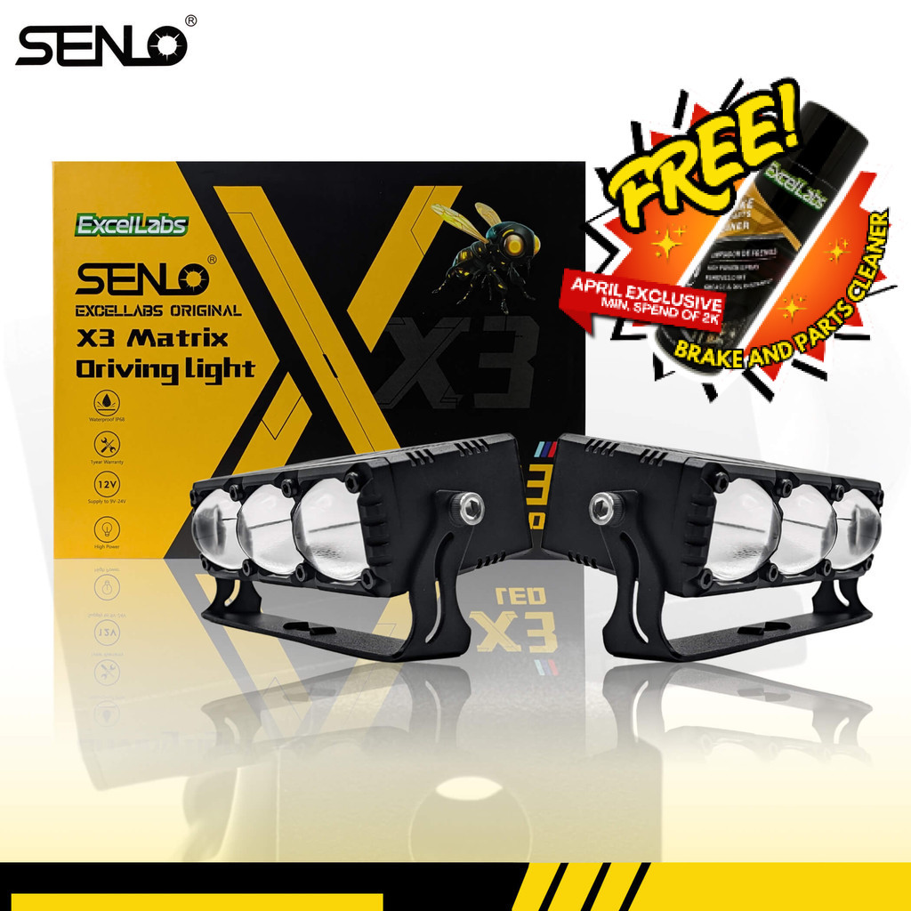 Original Senlo X3 Premium Mini Driving Light 140W Lighting Power ( 6 ...