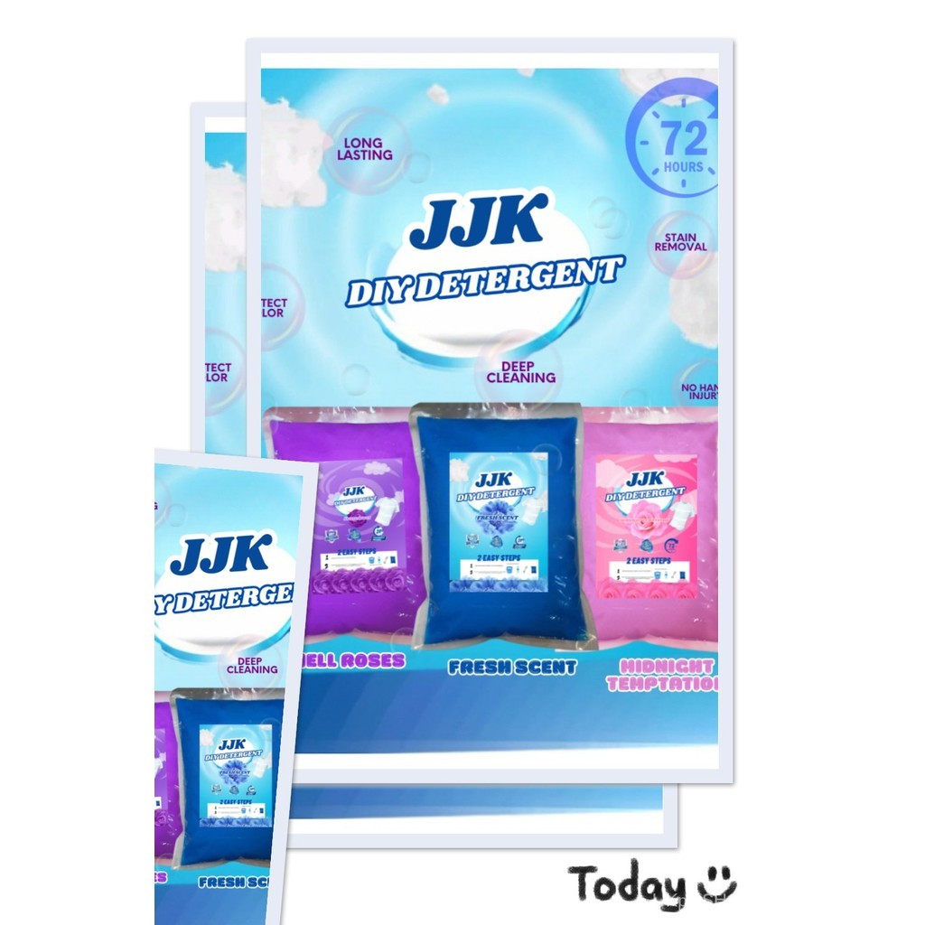JJK DIY Detergent Powder Plant-Based Formula |Easy Mix Formula | Custom ...